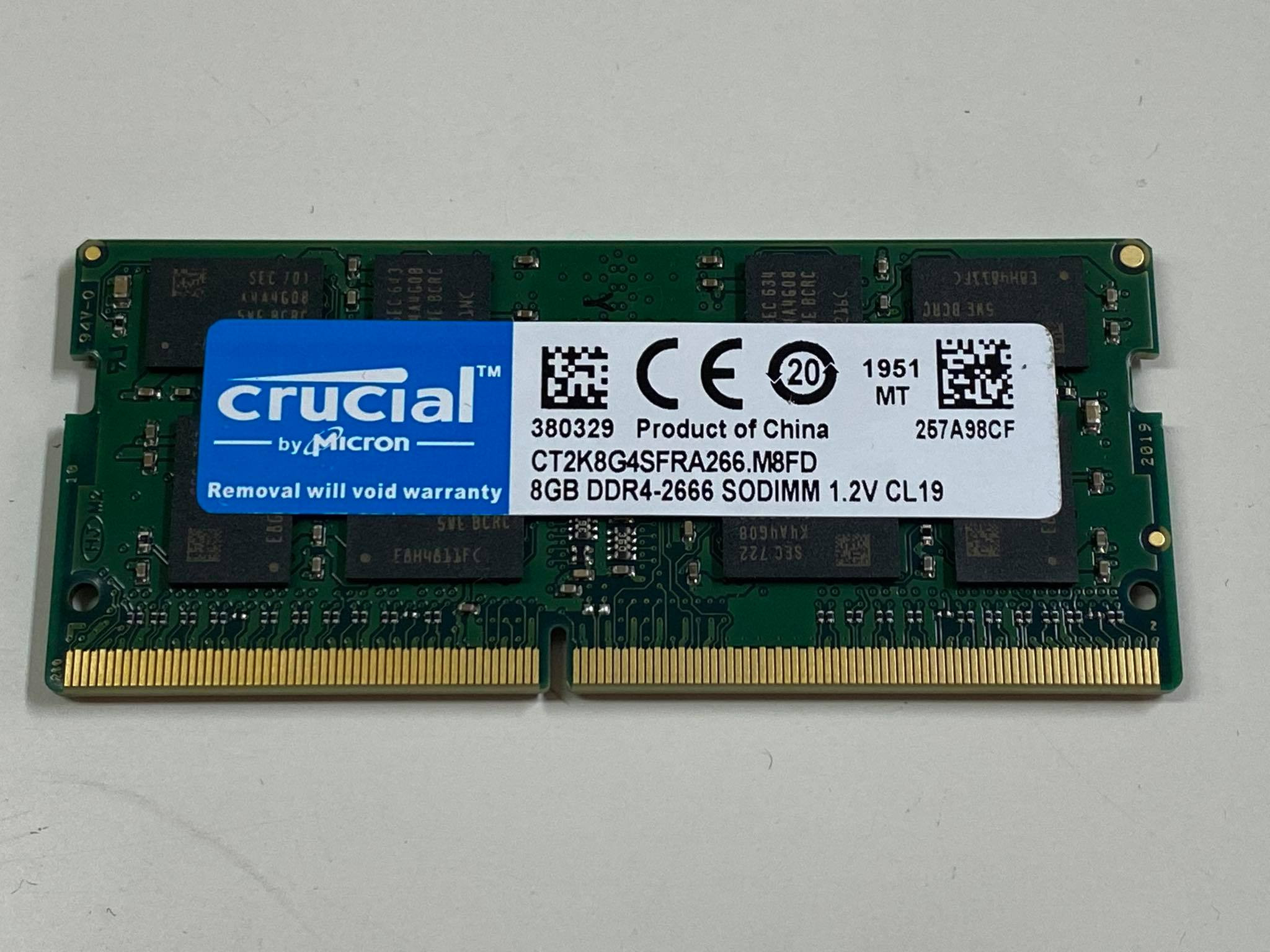 Crucial DDR4 Module 16 GB SO-DIMM 260-pin 2400 MHz, 47% OFF
